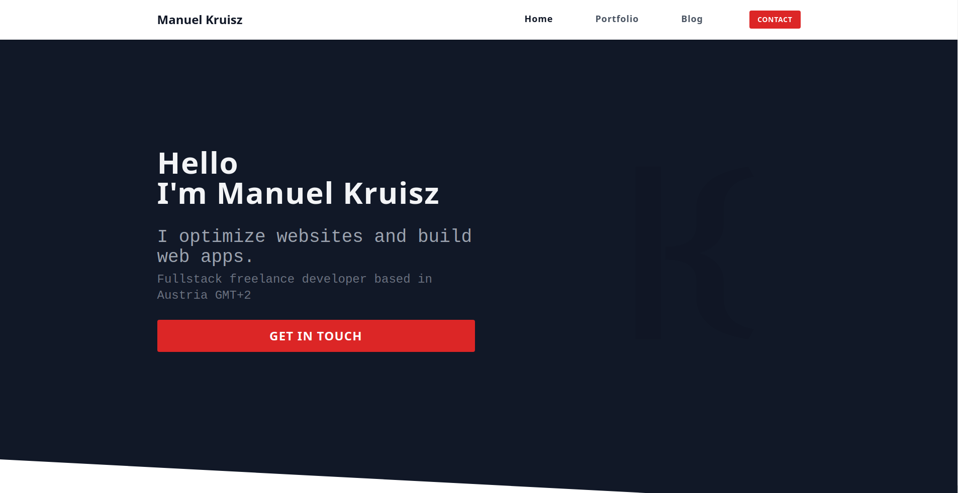 How I built my Next.js Portfolio Site | Manuel Kruisz How I built my Next.js Portfolio Site | Manuel Kruisz